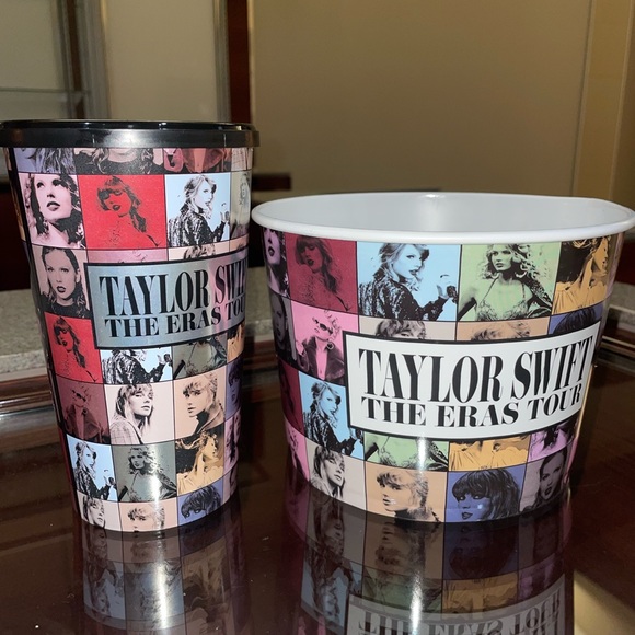 Taylor Swift | Dining | Taylor Swift Popcorn Bucket And Cup | Poshmark